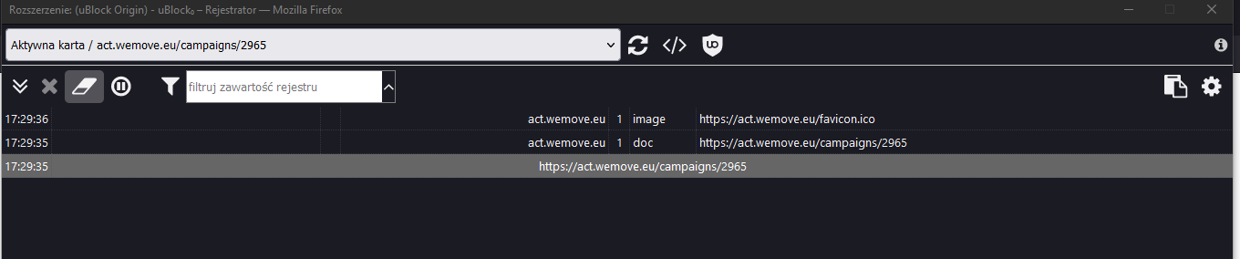 act.wemove.eu: breakage · Issue #12015 · uBlockOrigin/uAssets · GitHub