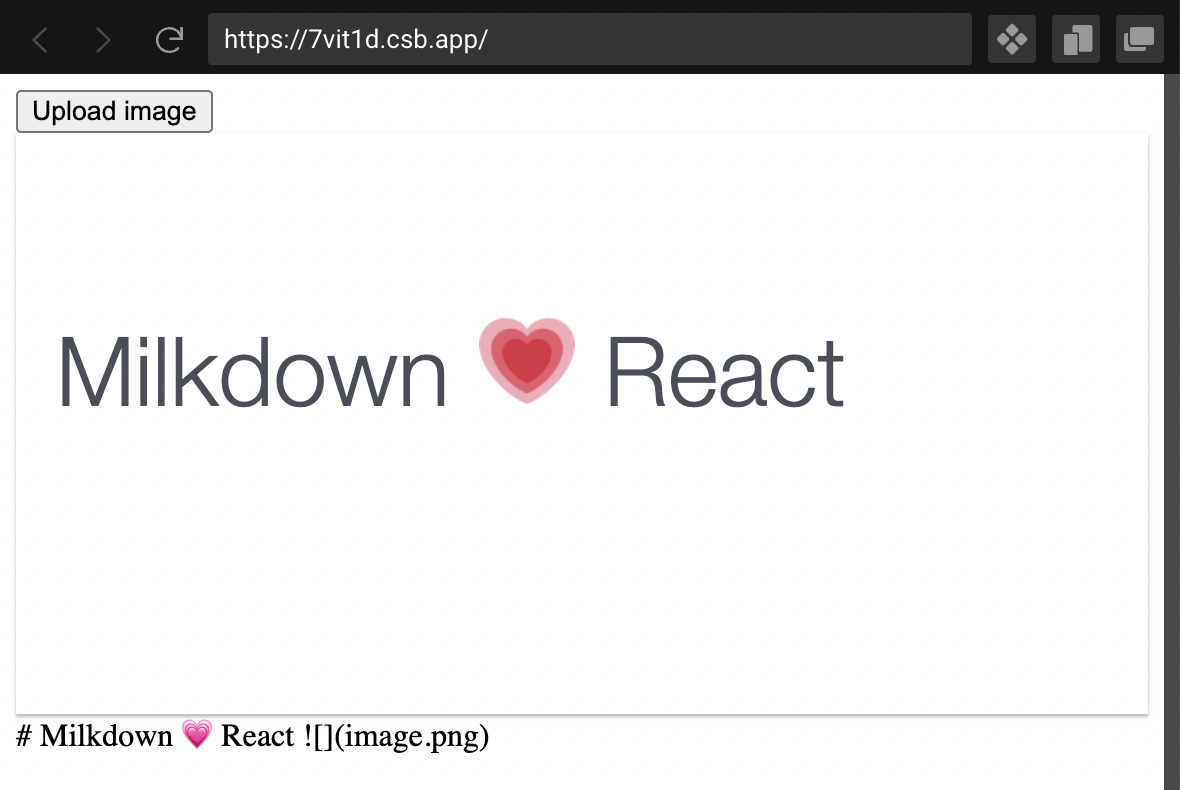 [Bug] InserImage command adds " " to image filename · Issue #768 · Milkdown/milkdown · GitHub
