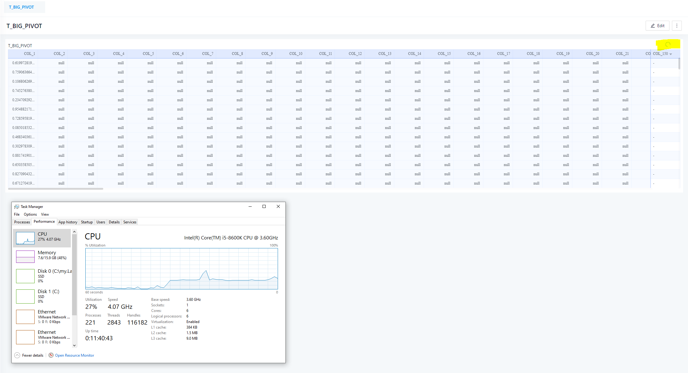 Performance lag rendering wide table · Issue #1180 · running-elephant/datart · GitHub