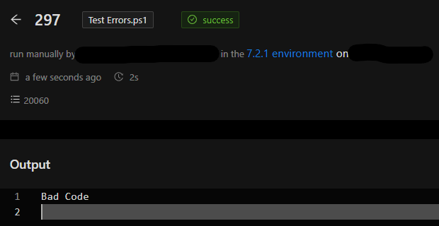 Errors are being ignored when erroractionpreference is Continue · Issue #1656 · ironmansoftware ...