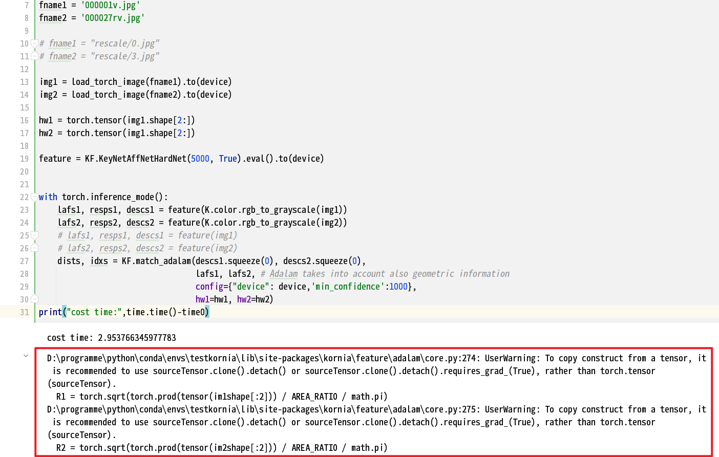 Report a UserWarning · Issue #1965 · kornia/kornia · GitHub