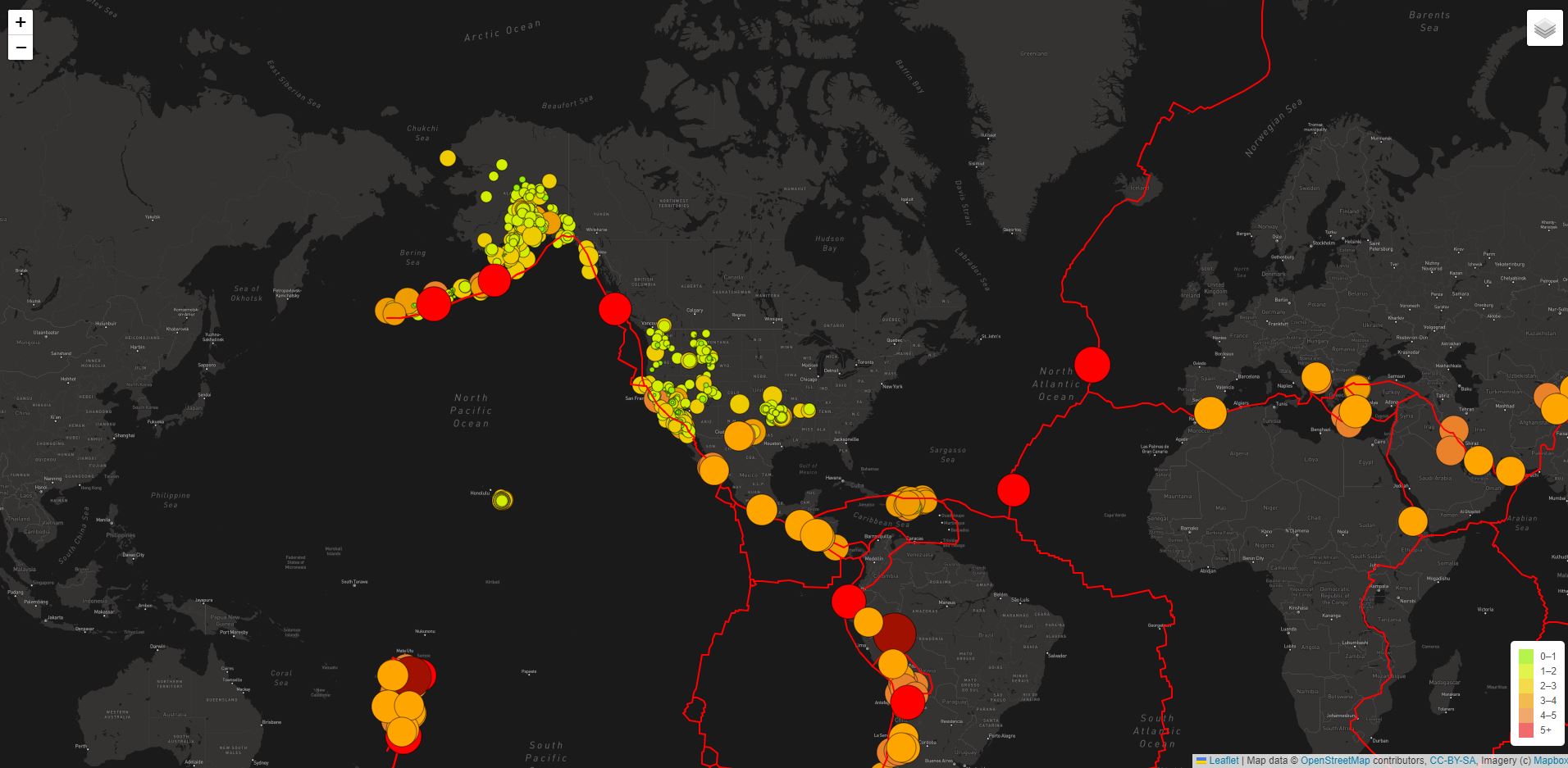 GitHub - TramOttawa/Mapping_Earthquakes: GeoJson, Javascript, Leaflet, Mapbox, HTML