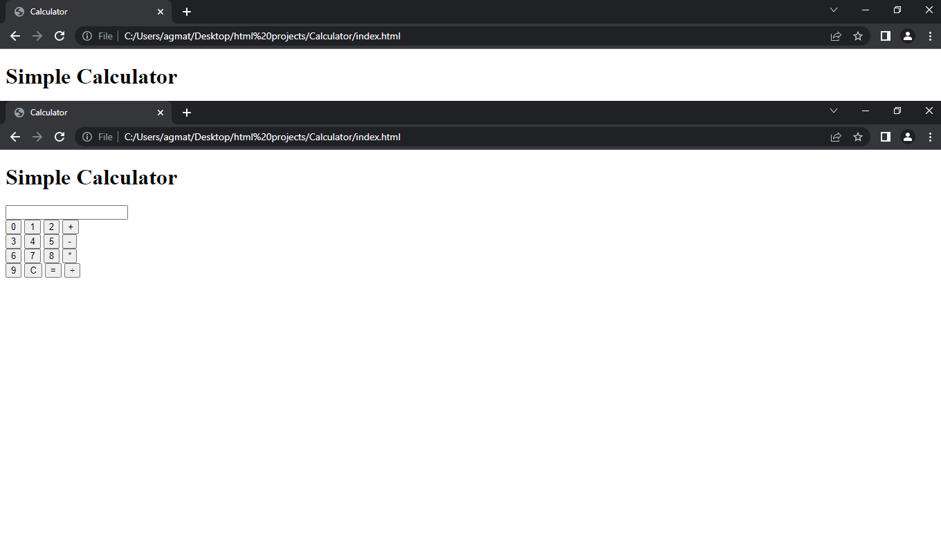 GitHub - achkatam/Calculator: Made a calculator using HTML & CSS