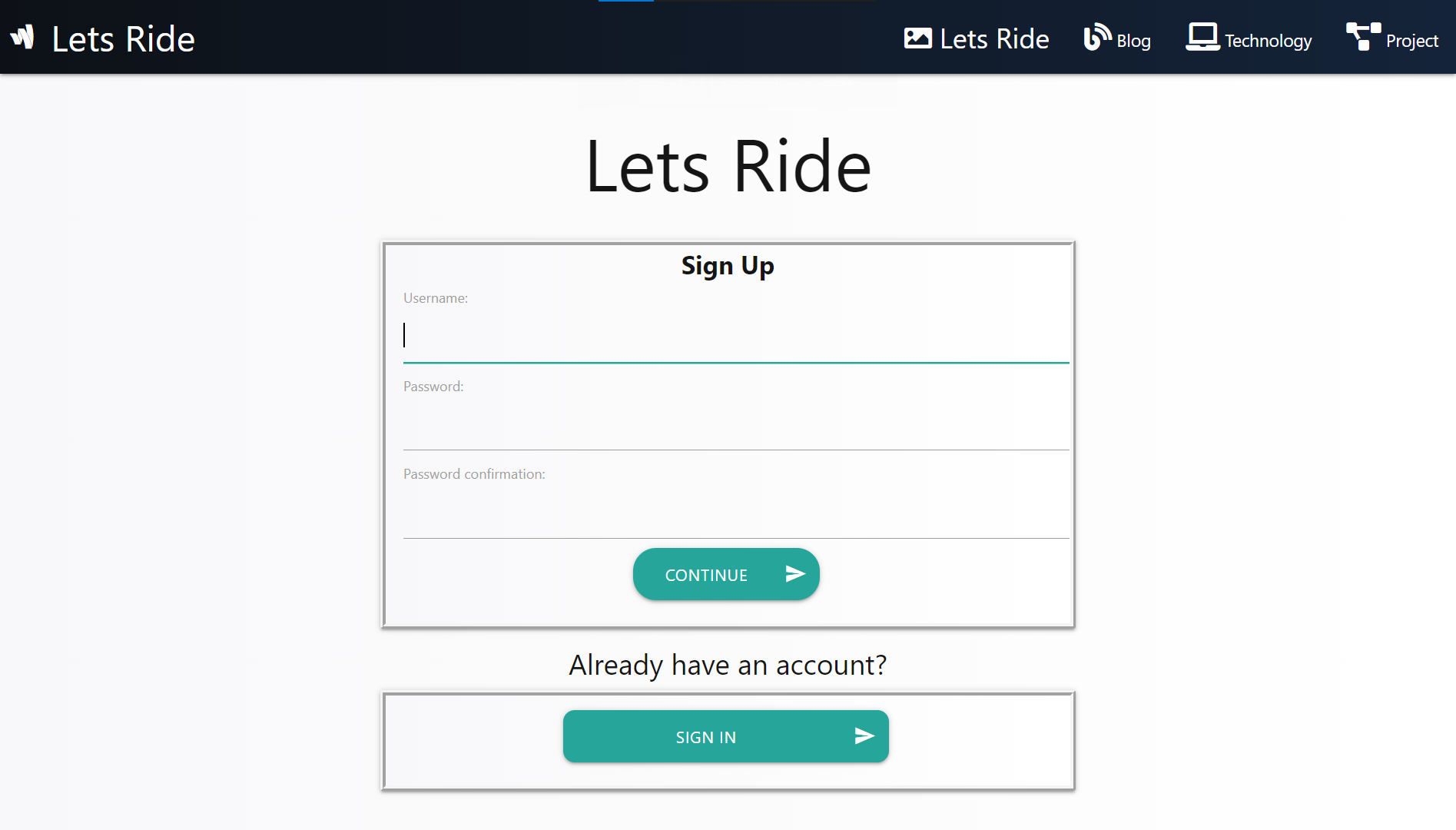GitHub - icarusMacsAC/Lets-Ride