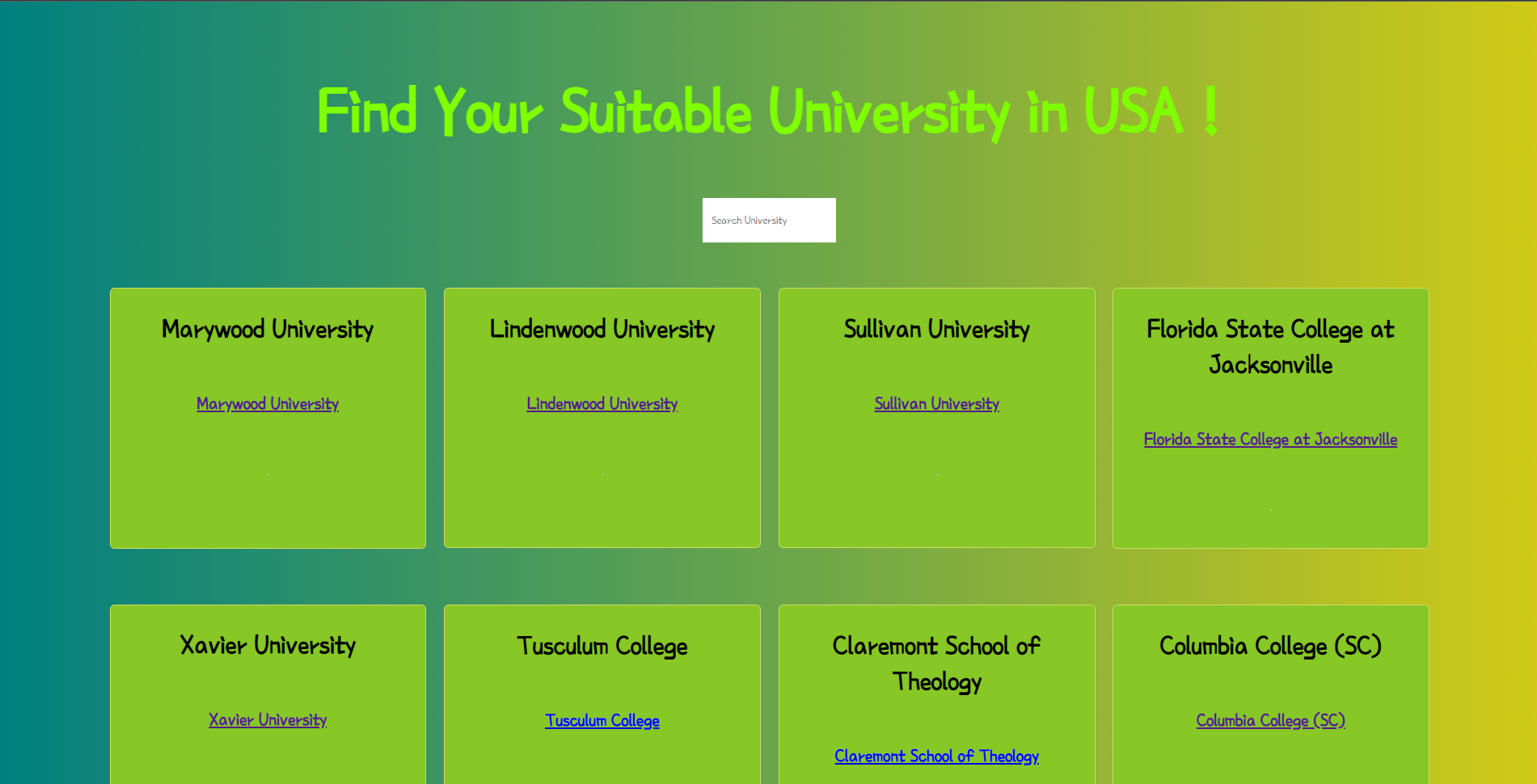 GitHub - SMIITT22/University_Search: A application in which you can see all the Universities of ...