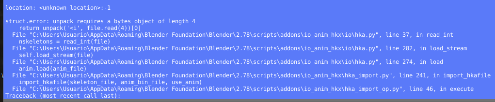 Struct Error Unpack Requires A Bytes Object Of Length 4 · Issue 9