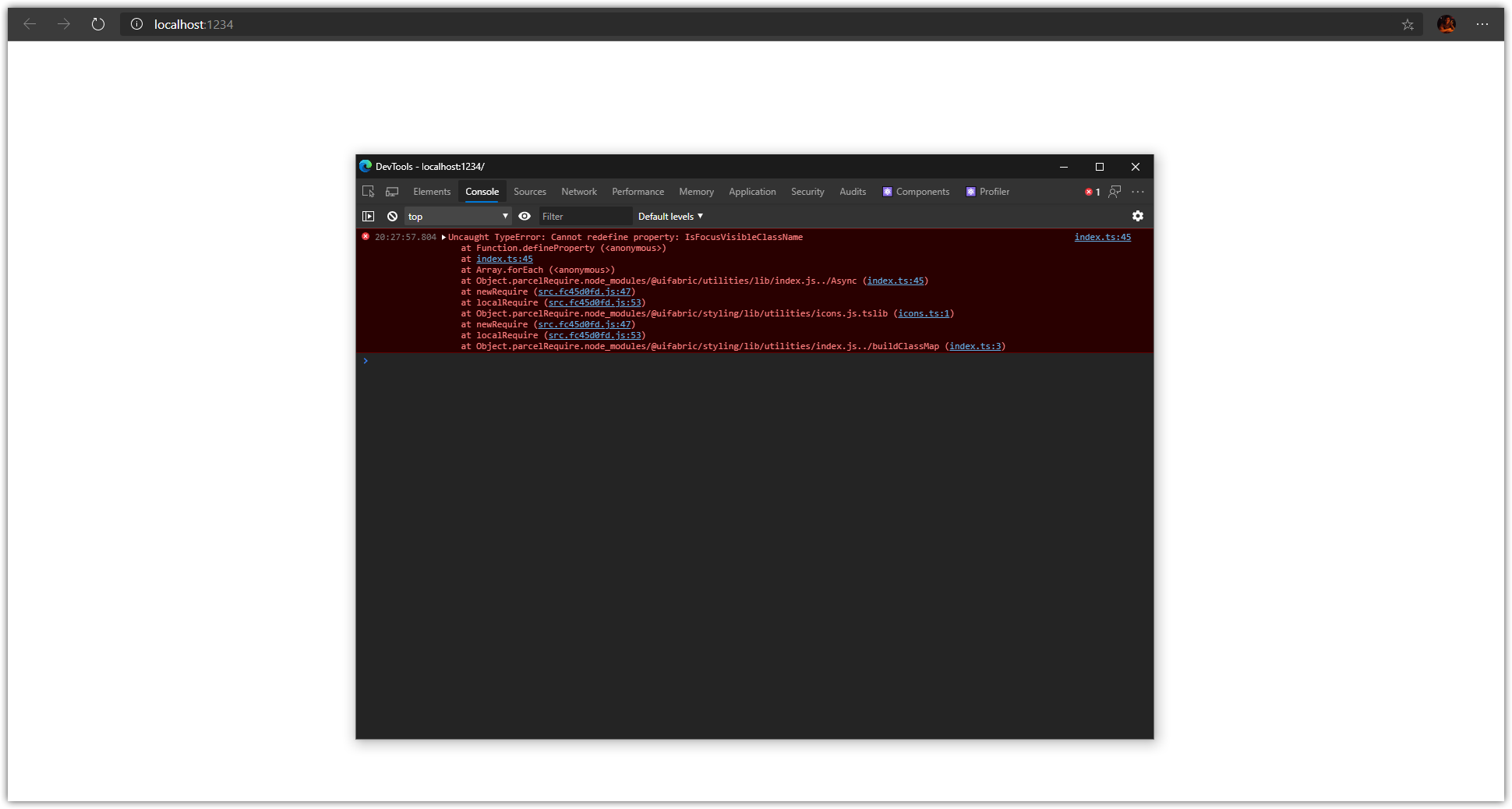 Adding @fluentui/react to a Parcel app breaks the bundle · Issue #12421 · microsoft/fluentui ...