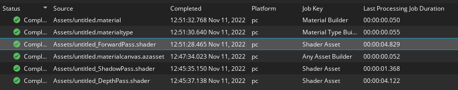 Feature Request: Material Canvas Compiling Visual Feedback · Issue #13050 · o3de/o3de · GitHub