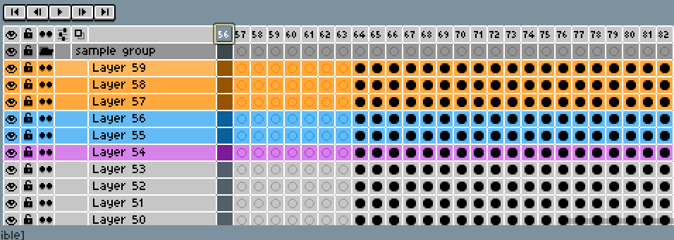 Add color to layers in the timeline + distinction between groups and layers · Issue #1893 ...