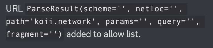 allowlisting is broken · Issue #204 · interlock-network/bouncer · GitHub
