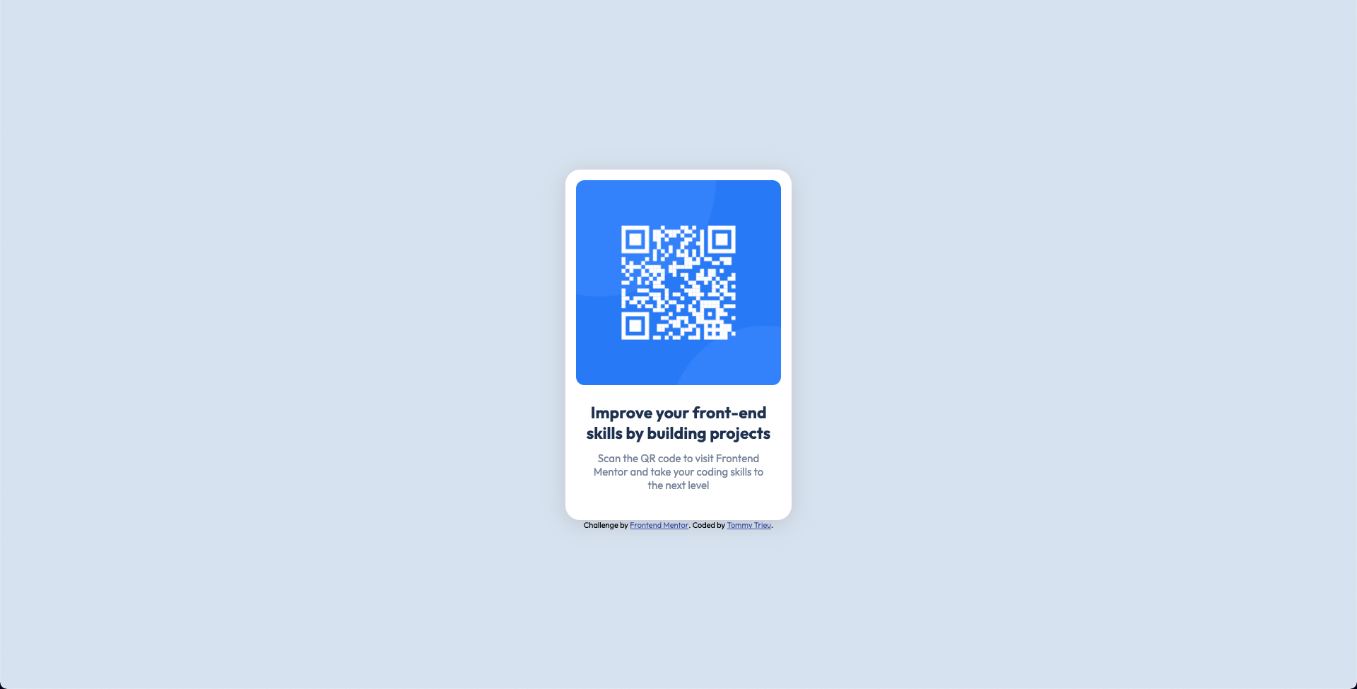 GitHub - t-rieu/qr-code-component: QR Code Challenge from Frontend Mentor