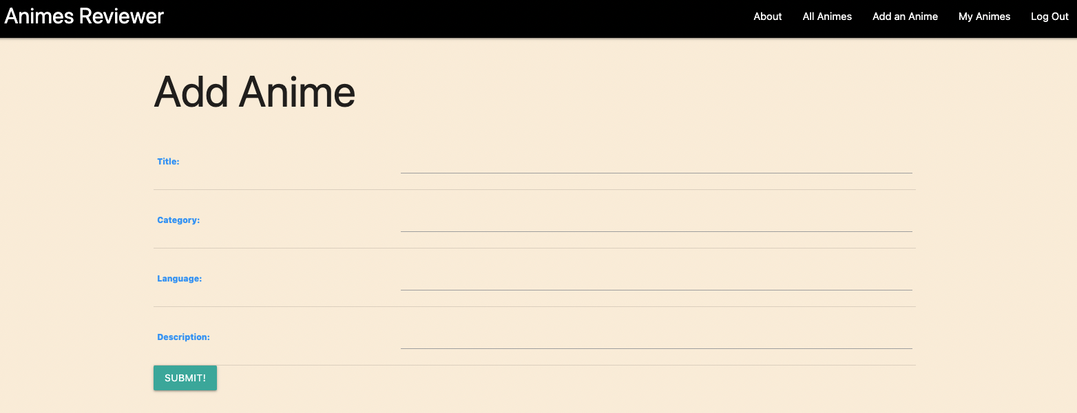 GitHub - AamerShikari/anime_reviewer: The application acts as a ...