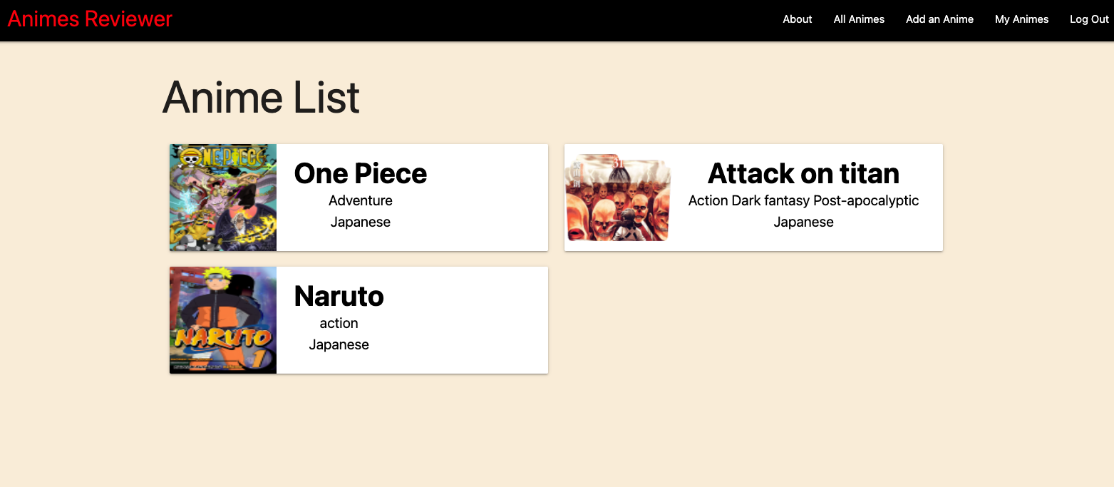 GitHub - AamerShikari/anime_reviewer: The application acts as a ...