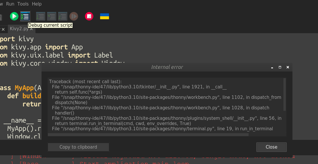 Text popups appear in another tabs · Issue #2778 · thonny/thonny · GitHub