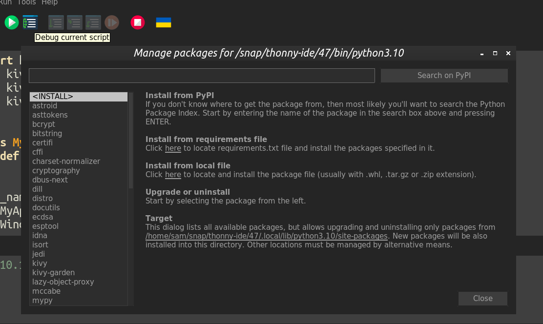 Text popups appear in another tabs · Issue #2778 · thonny/thonny · GitHub