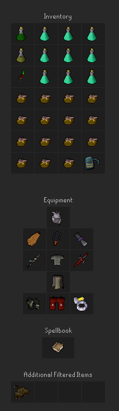 Locking a divine rune pouch with a trouver parchment breaks bank rune filtering and rune display ...