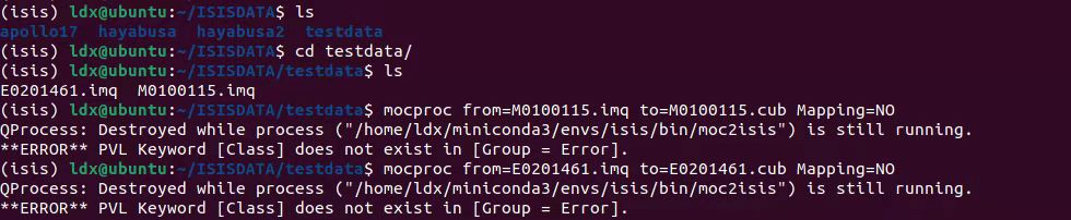 **ERROR** PVL keyword [class] does not exist in [Group=Error] · Issue #4848 · DOI-USGS/ISIS3 ...