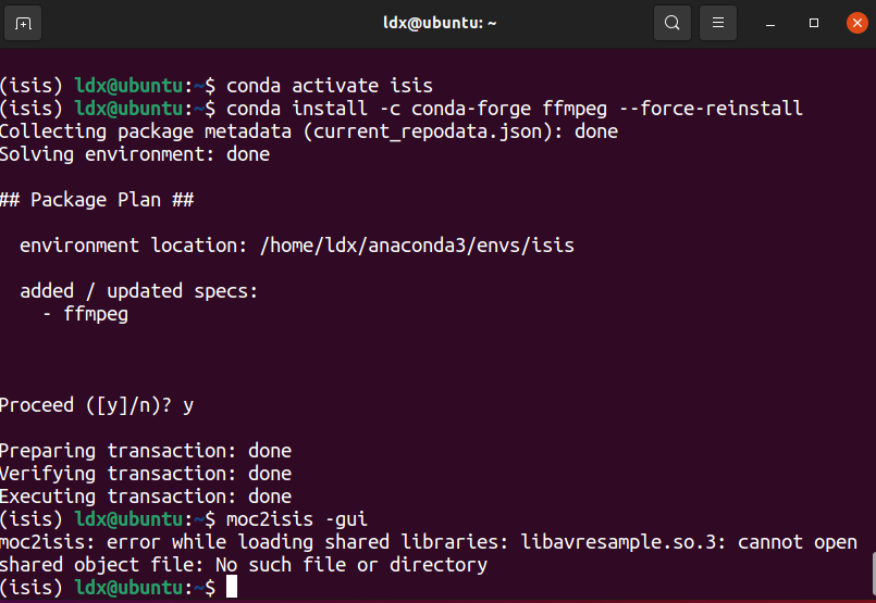 error while loading shared libraries · Issue #4962 · DOI-USGS/ISIS3 · GitHub