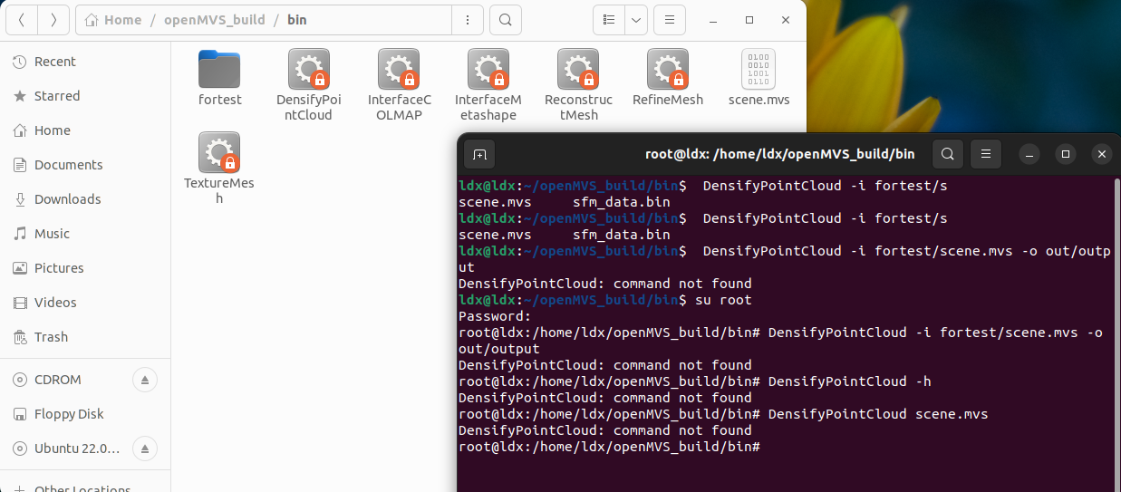 DensifyPointCloud: command not found · Issue #2078 · openMVG/openMVG · GitHub