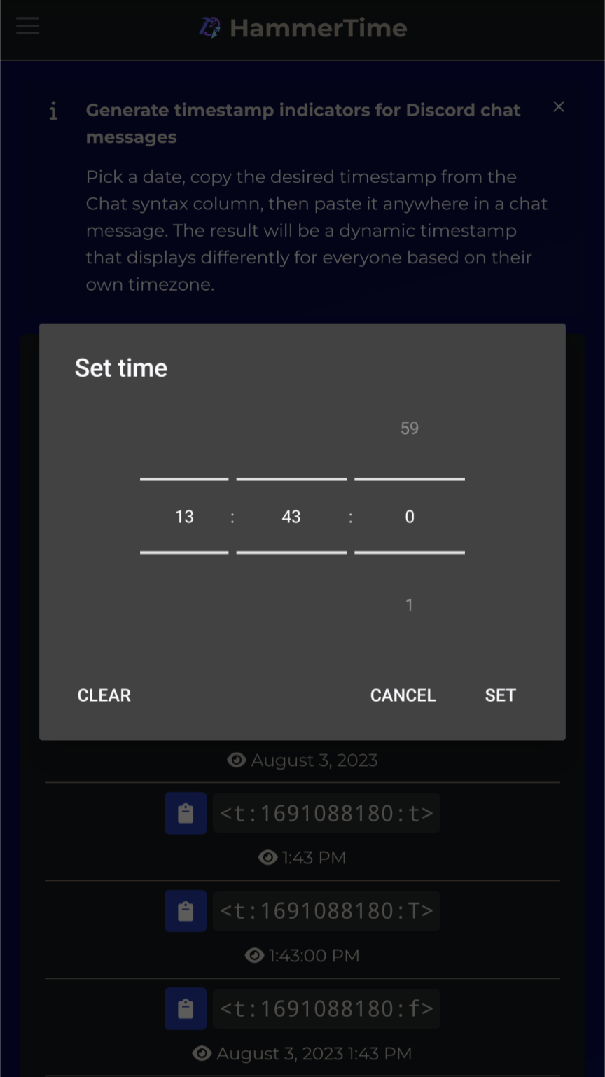time picker doesn't work on Firefox mobile · Issue #153 · DJDavid98/HammerTime · GitHub