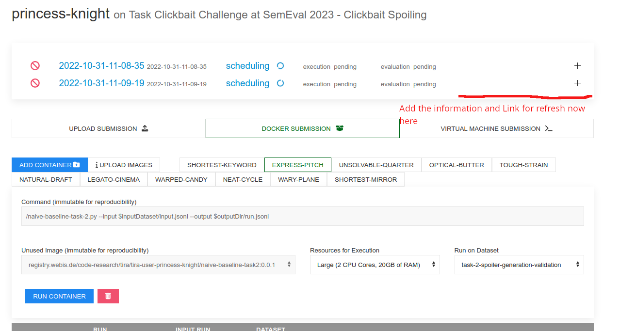 Explicitly show the timestamp for all cached components in the Frontend and give users a link ...
