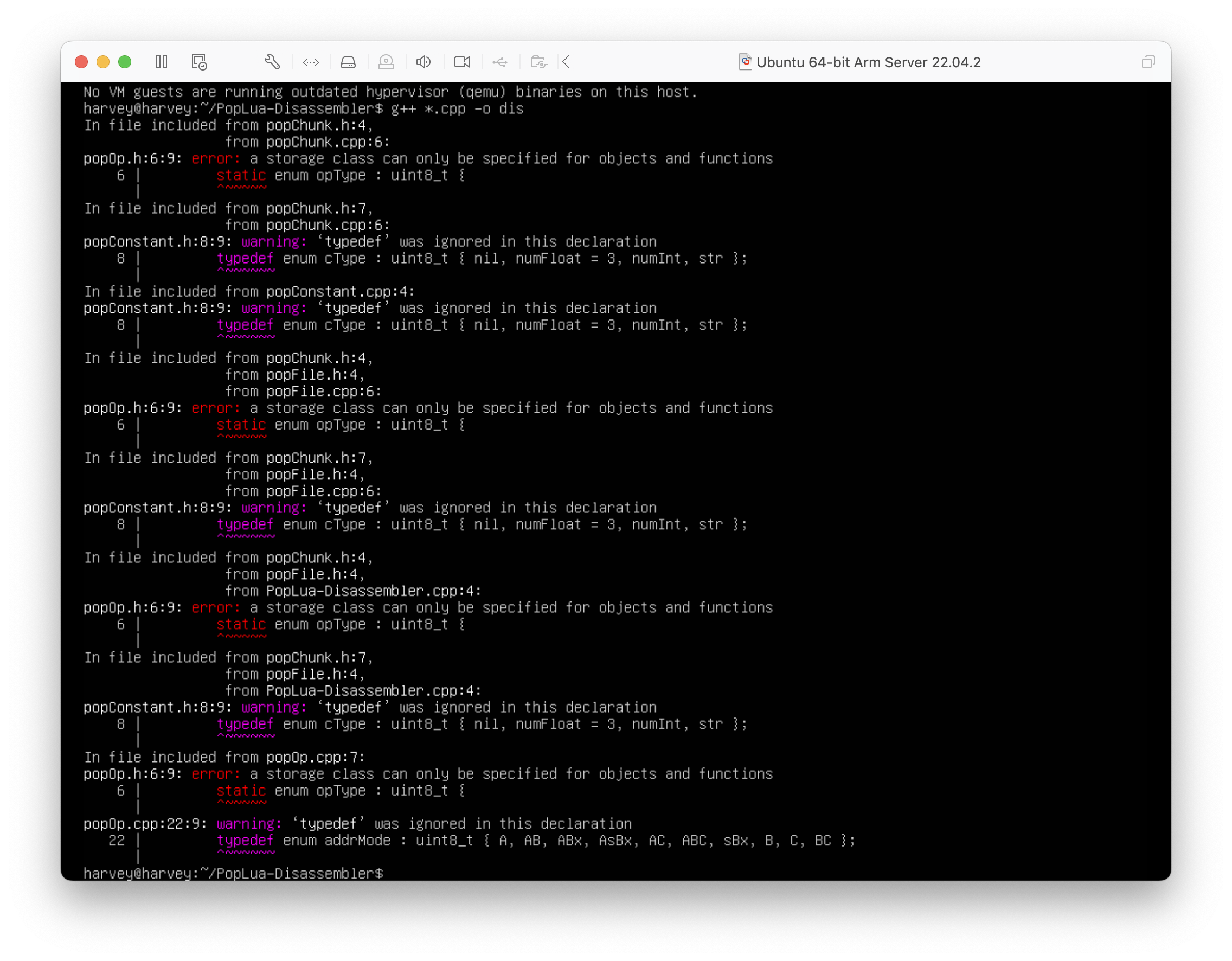 Compiling Issue · Issue 2 · Wxarmstrongpoplua Disassembler · Github