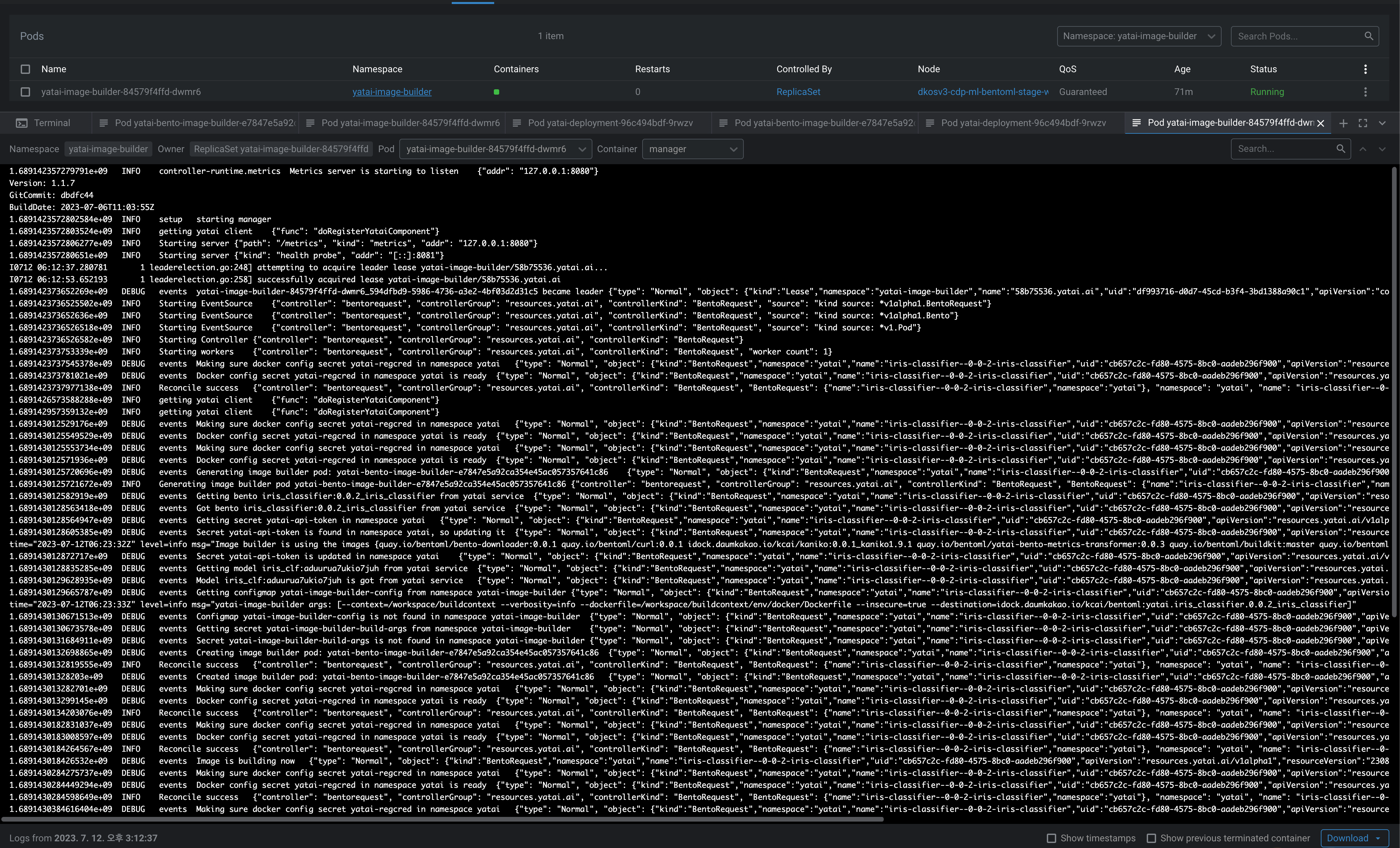 bug: get Bento CR bentoes.resources.yatai.ai not found · Issue #4036 · bentoml/BentoML · GitHub