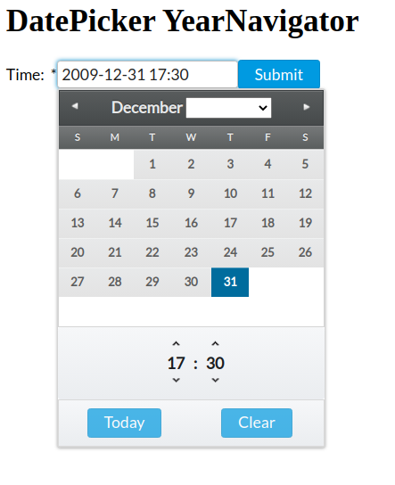 DatePicker: year filter does not work anymore · Issue #6619 · primefaces/primefaces · GitHub
