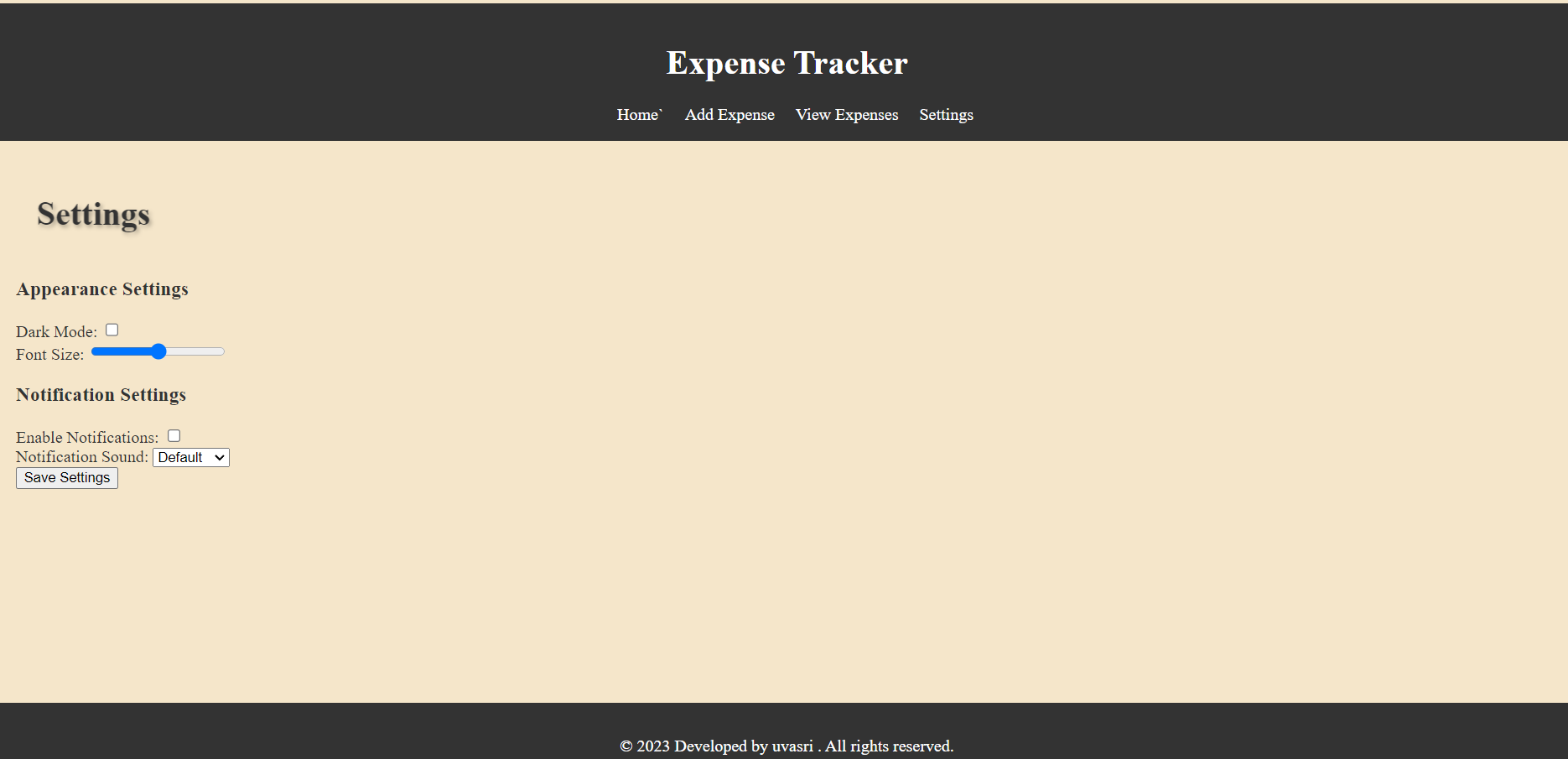GitHub - uvasri1314/expense-tracker