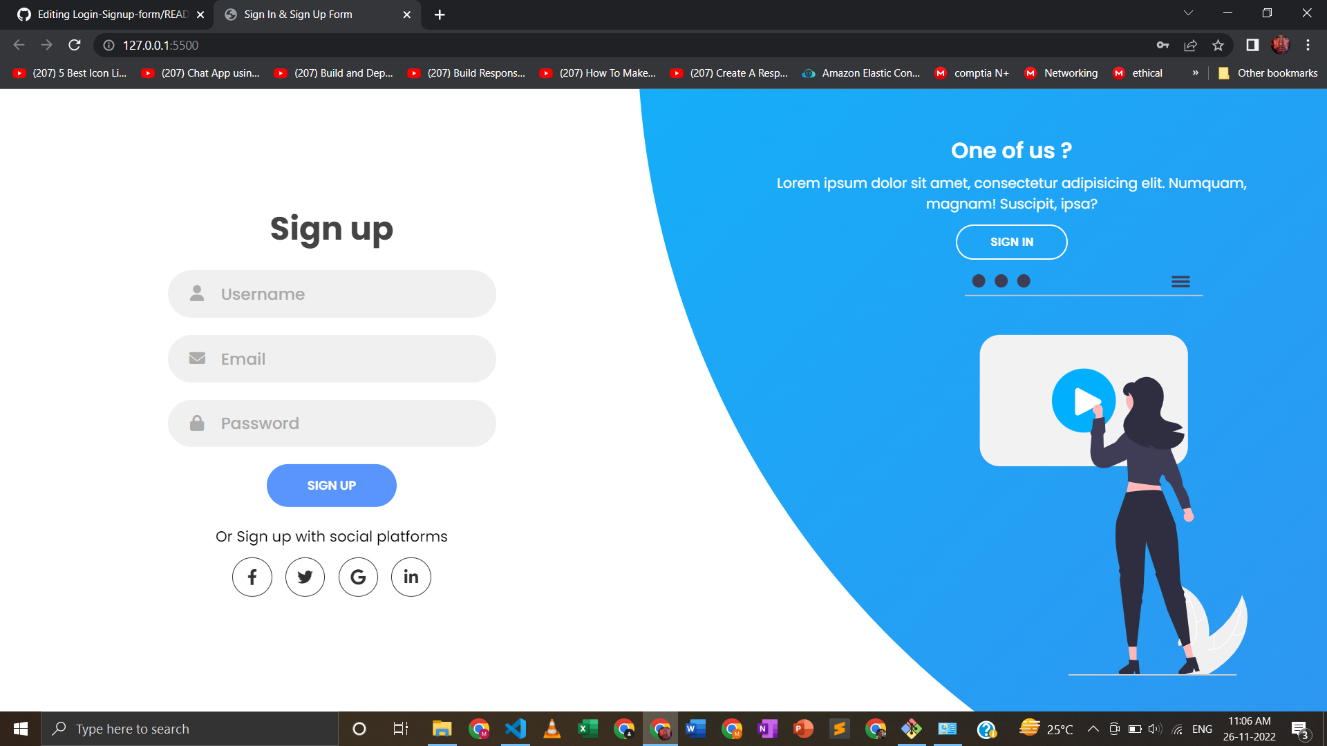 GitHub - malaythakur/Login-Signup-form: Sliding Sign-in and Sign-up ...
