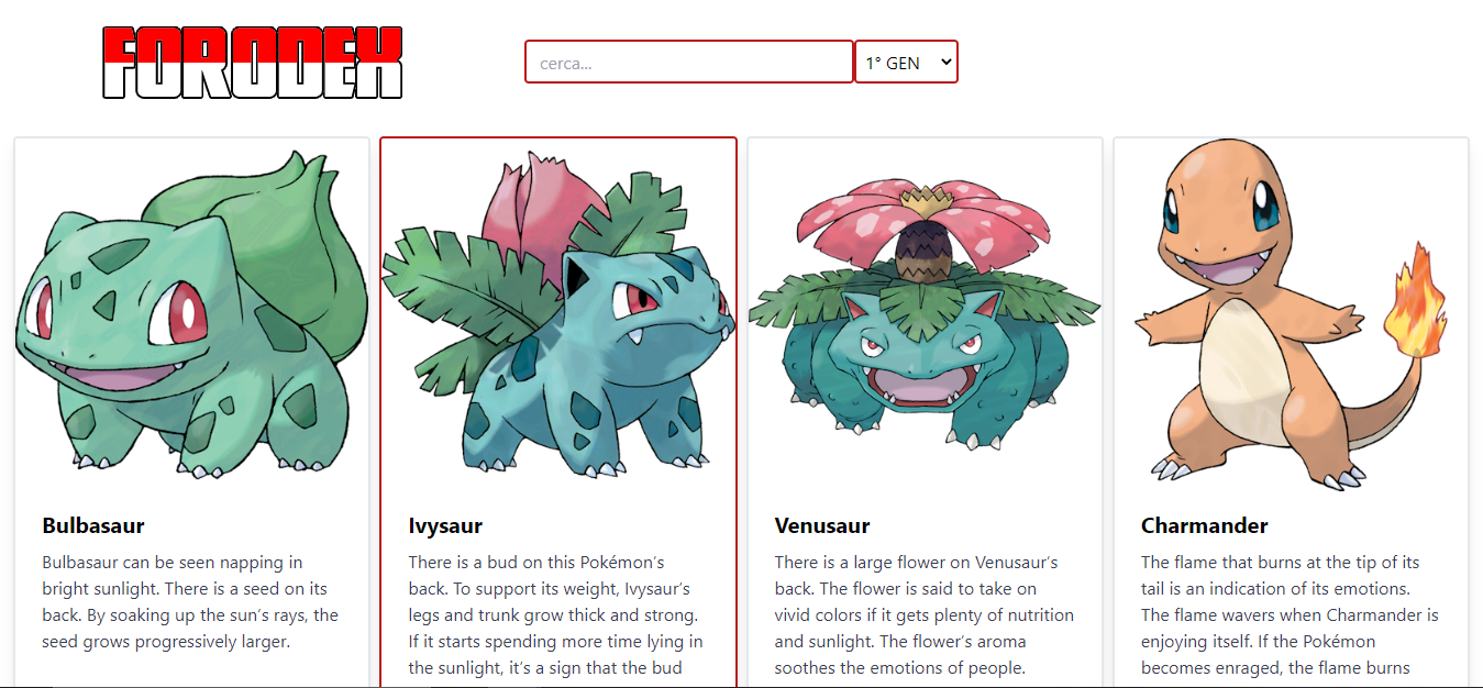 GitHub - salvymc/forodex: An unofficial Pokédex dashboard webapp created using Html, Javascript ...