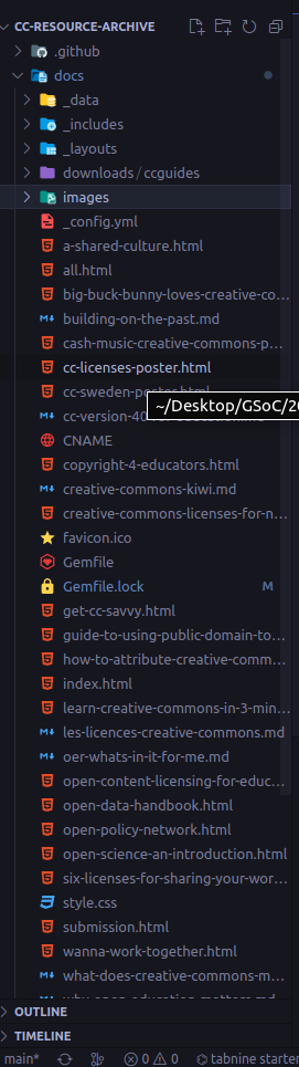 Restructure / Organize the Codebase · Issue #95 · creativecommons/cc-resource-archive · GitHub