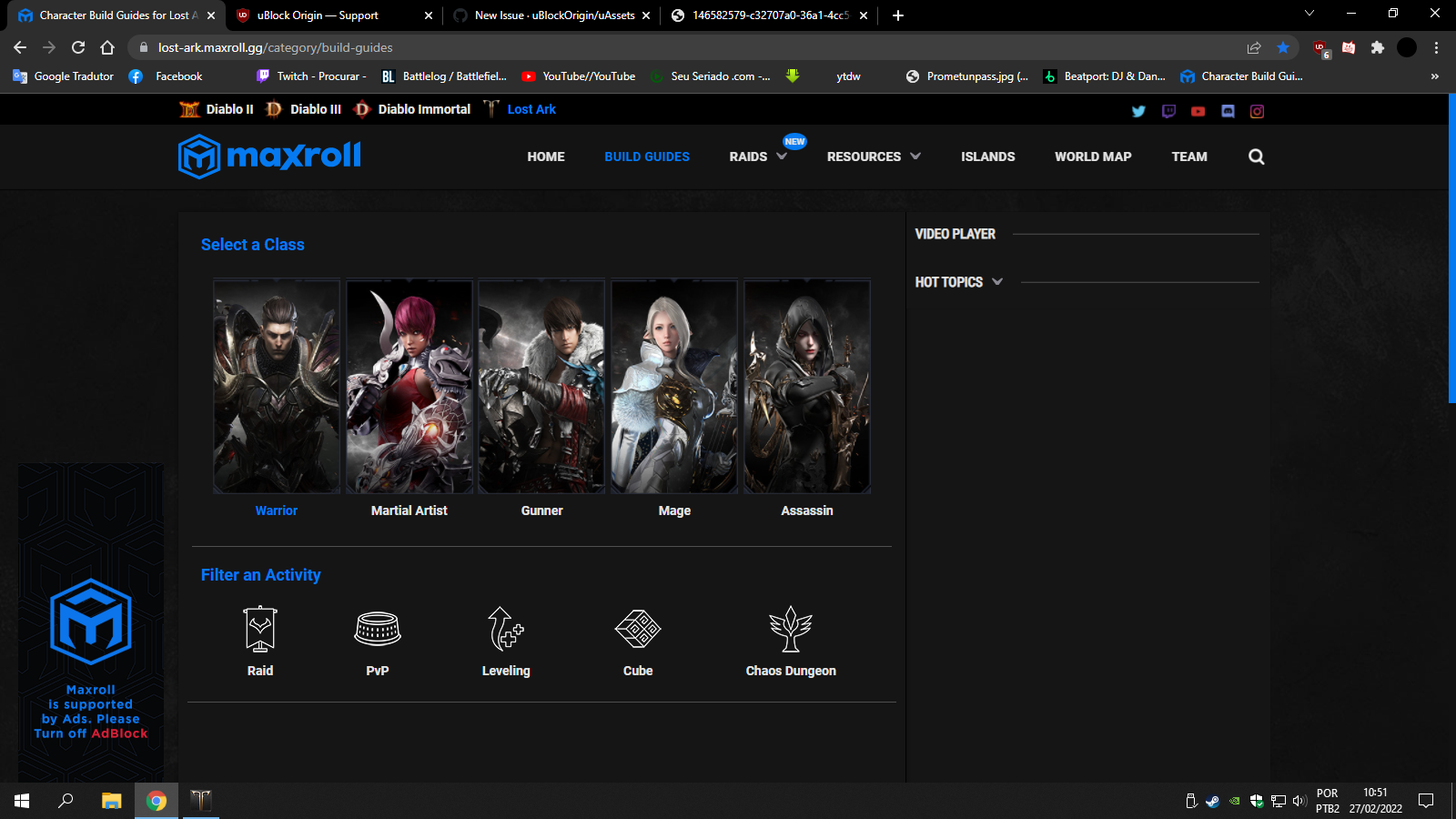 lost-ark.maxroll.gg: breakage · Issue #11932 · uBlockOrigin/uAssets · GitHub