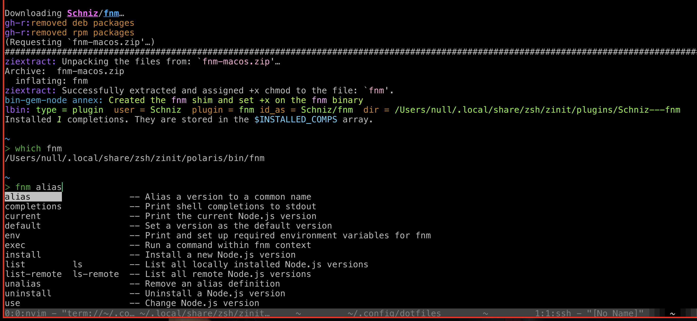 How to install and configure fnm · zdharma-continuum zinit · Discussion #240 · GitHub