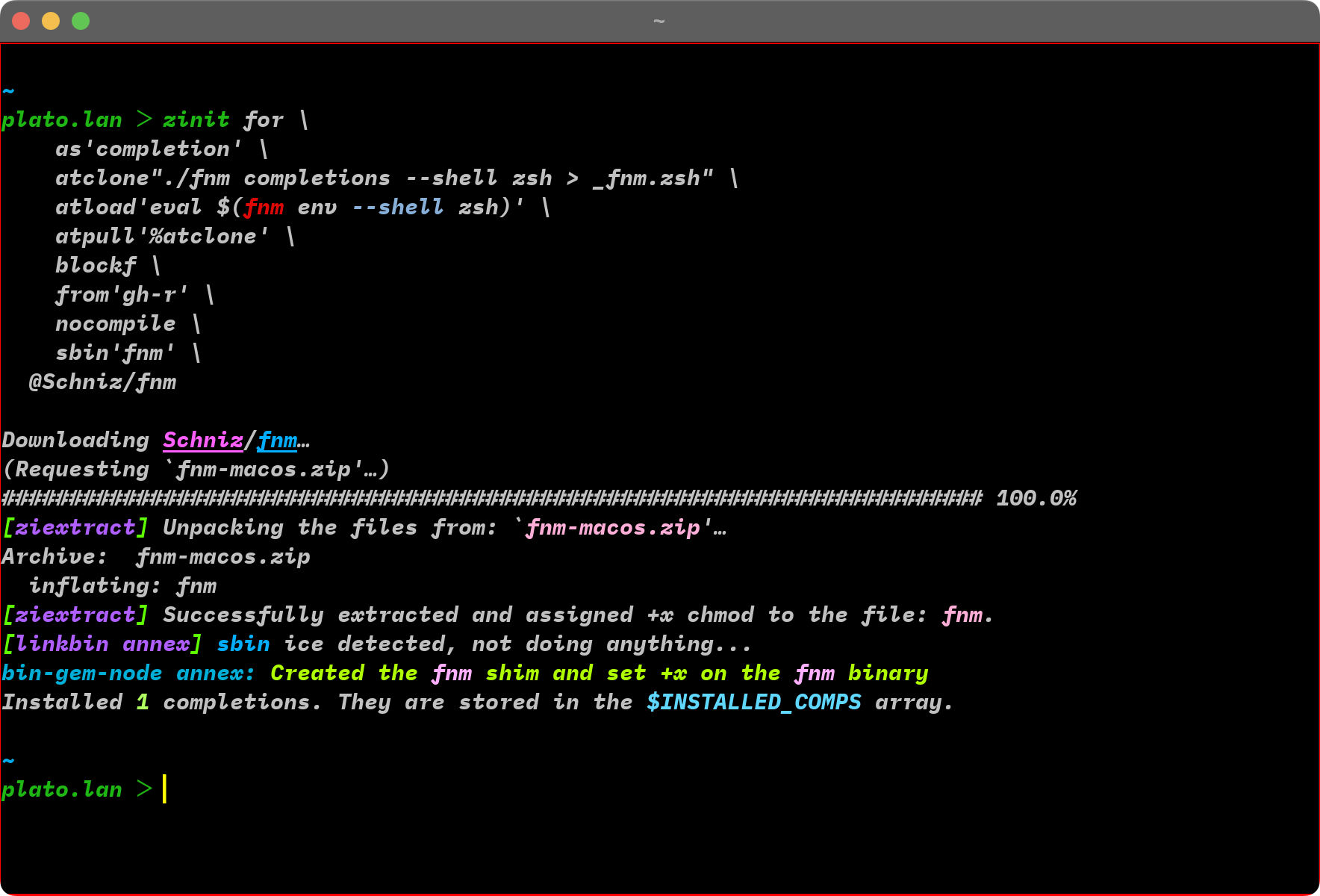 How to install and configure fnm · zdharma-continuum zinit · Discussion #240 · GitHub