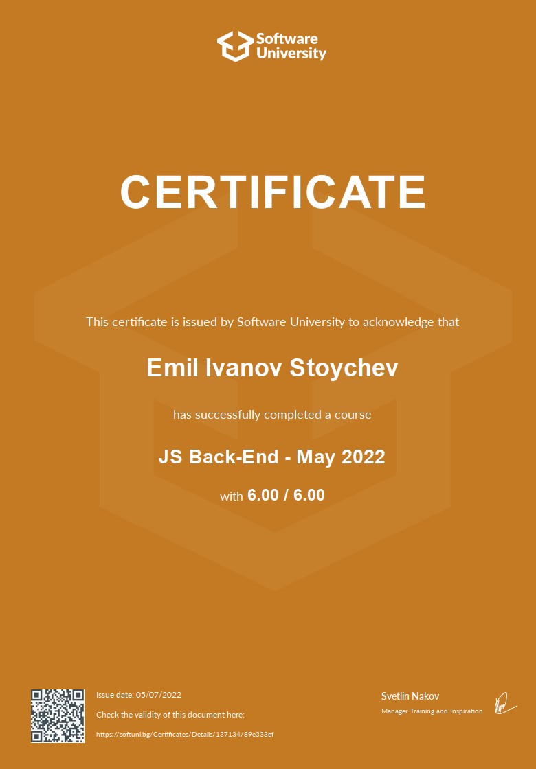 Emil-Stoychev (Емил Стойчев) · GitHub