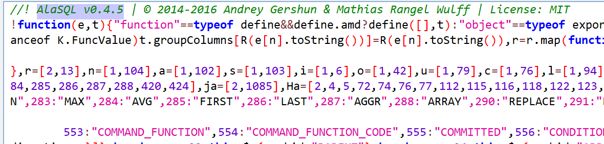 Need help adding alasql.js to the vulnerability database · Issue #380 · RetireJS/retire.js · GitHub
