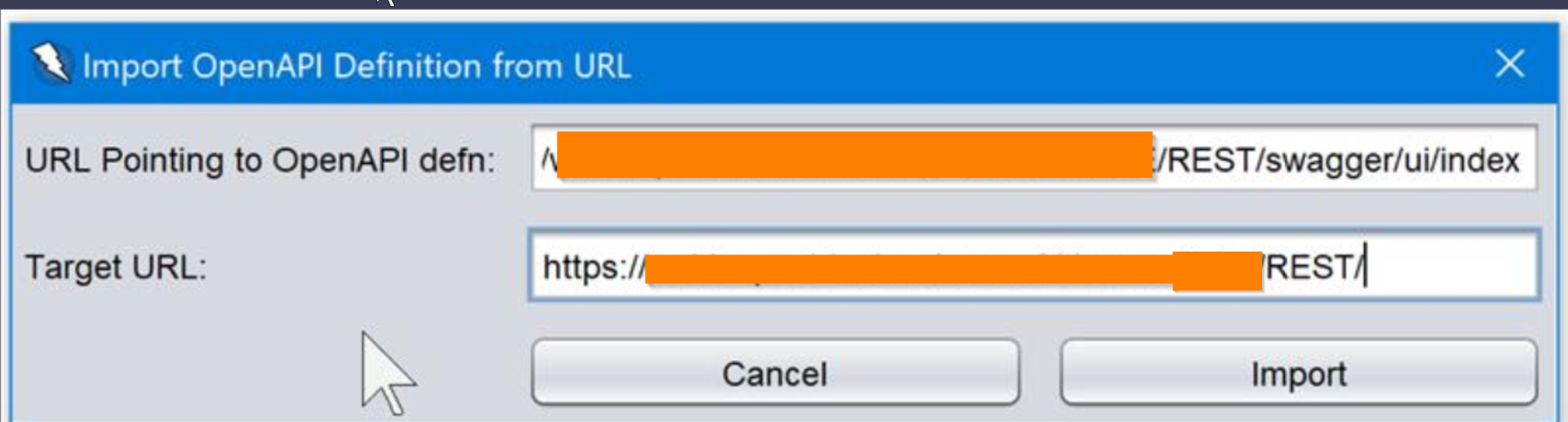 Improve error message when failed to import OpenAPI definition · Issue #6091 · zaproxy/zaproxy ...