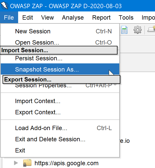 Feature Request: Ability to easily share the entire session with another security researcher ...