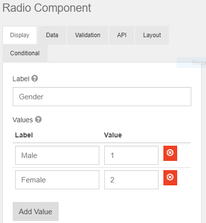 Radio Buttons with numeric values aren't working · Issue #202 · formio/formio.js · GitHub