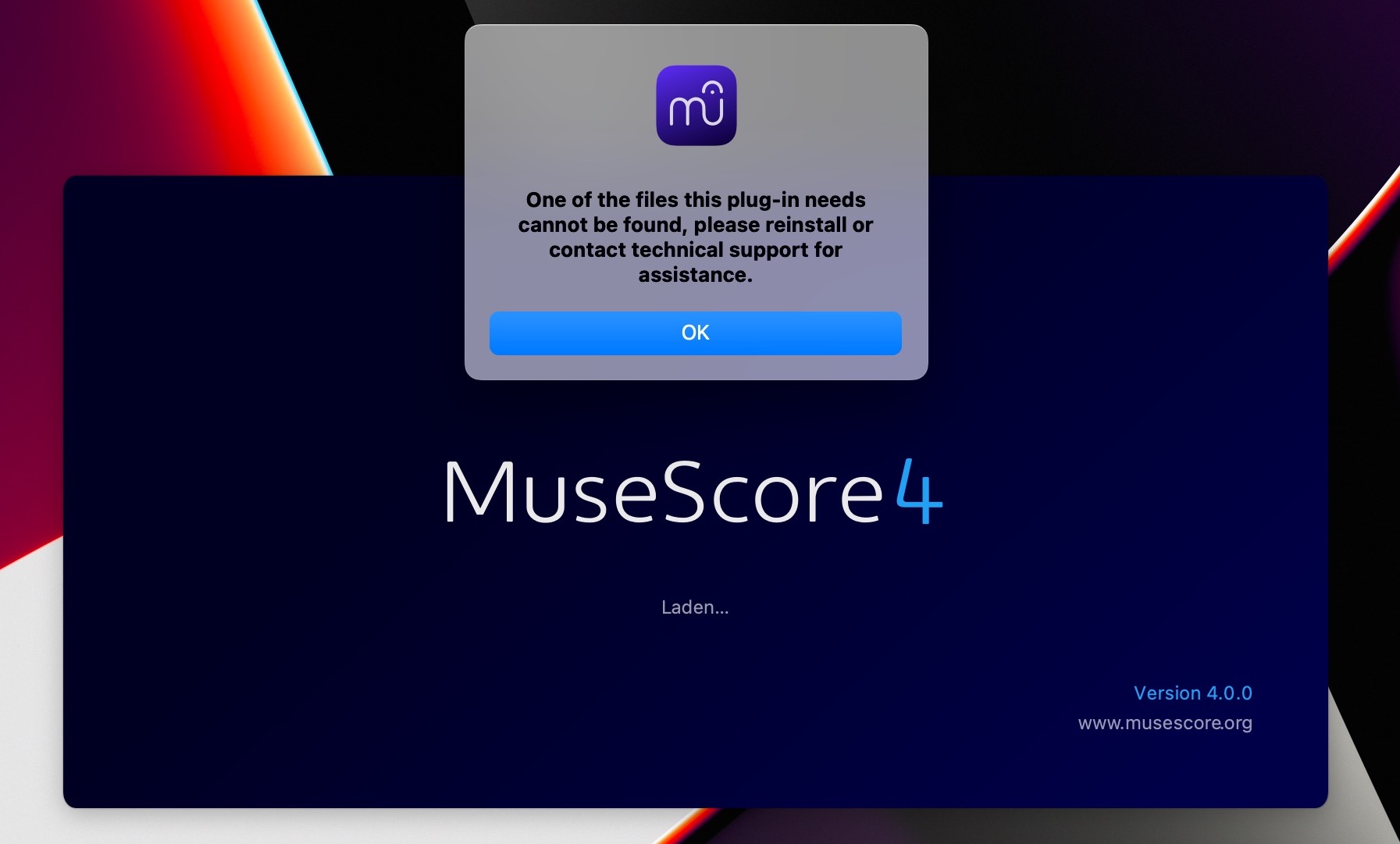 Mu4 Issue Cant Start Mu4 After Clean Install One Of The Files This Plug In Needs Cannot Be