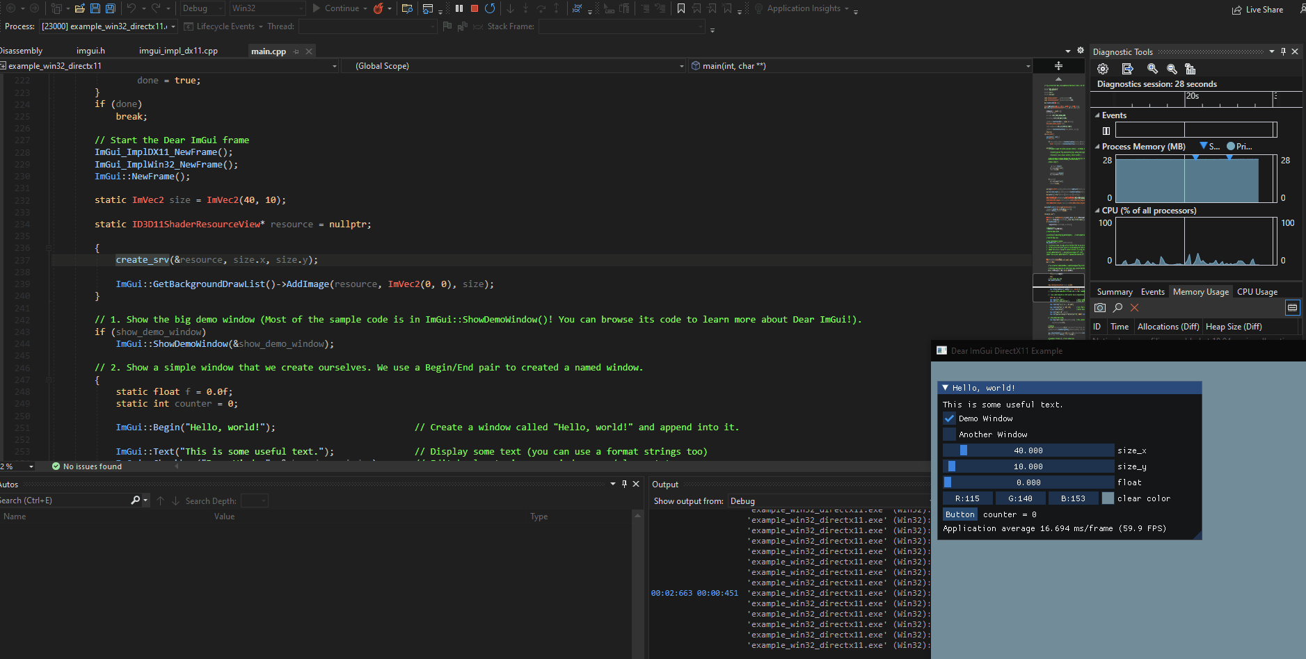 Freeing ID3D11ShaderResourceView memory after drawing · Issue #5060 ...