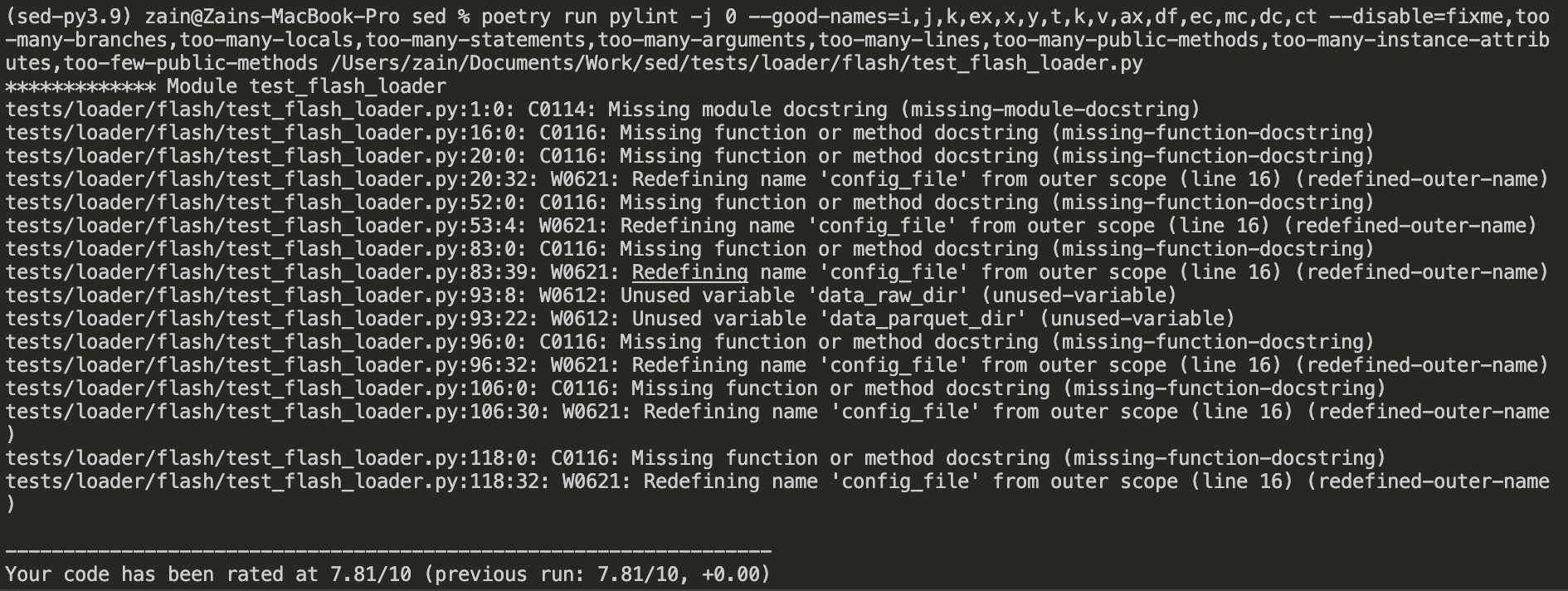 linting errors · Issue #255 · OpenCOMPES/sed · GitHub