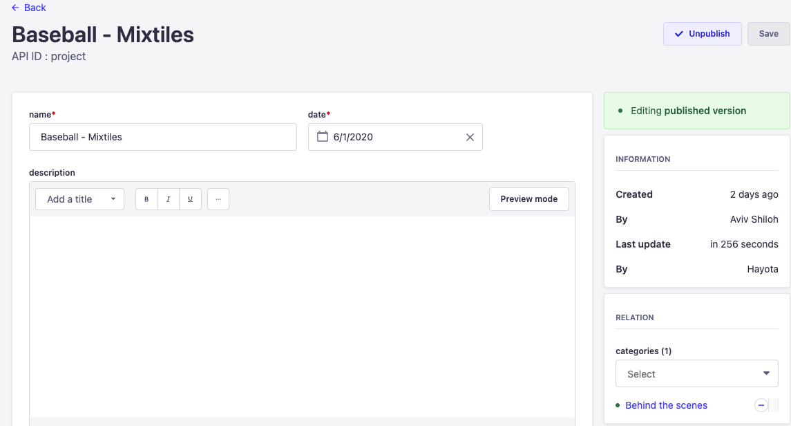 Categories can only be associated with one project · Issue #53 · Hayota ...