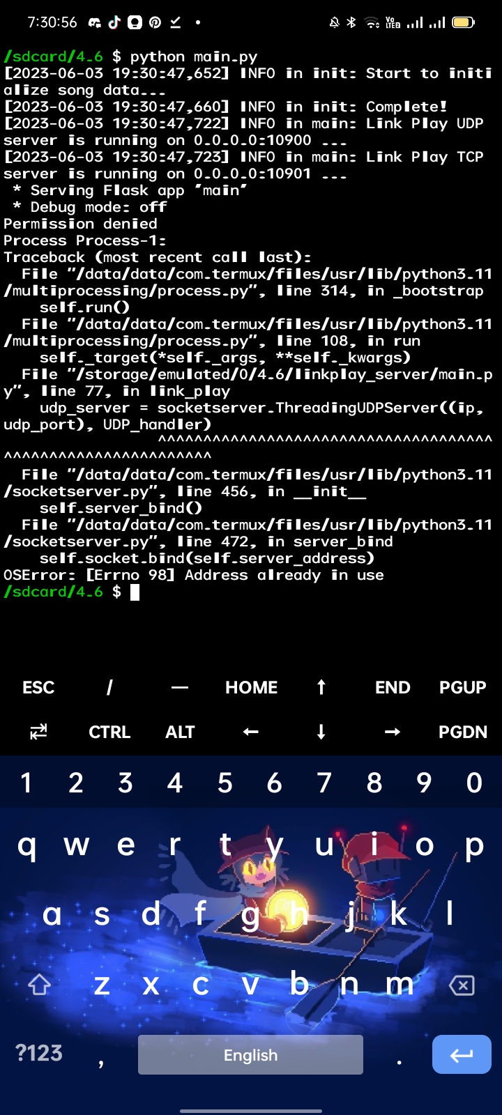 how do i fix this? what's the problem in this? · Issue #115 · Lost-MSth/Arcaea-server · GitHub
