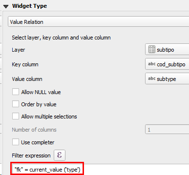value relation widget - drive down lists (filter expression) · Issue #1242 · 3liz/lizmap-web ...