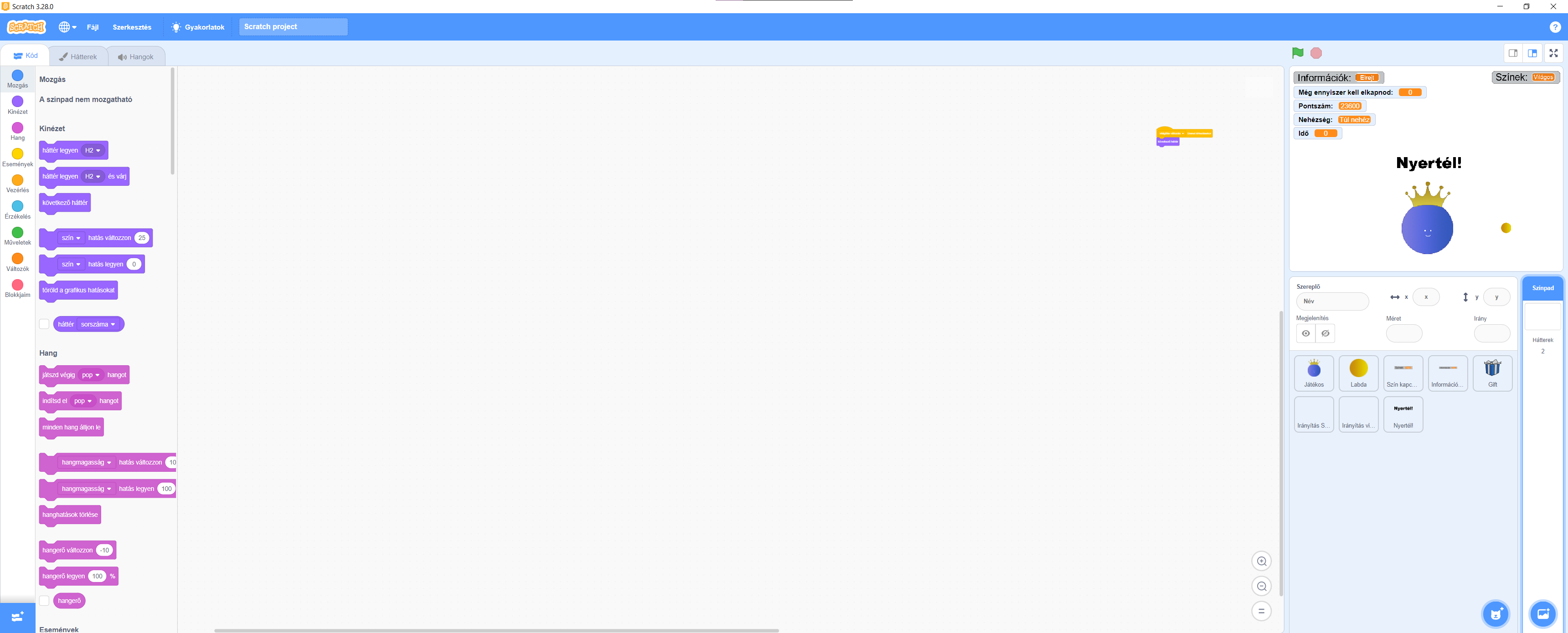 GitHub - kunumario2/scratch: A programomom lényege egy labda elkapása ...