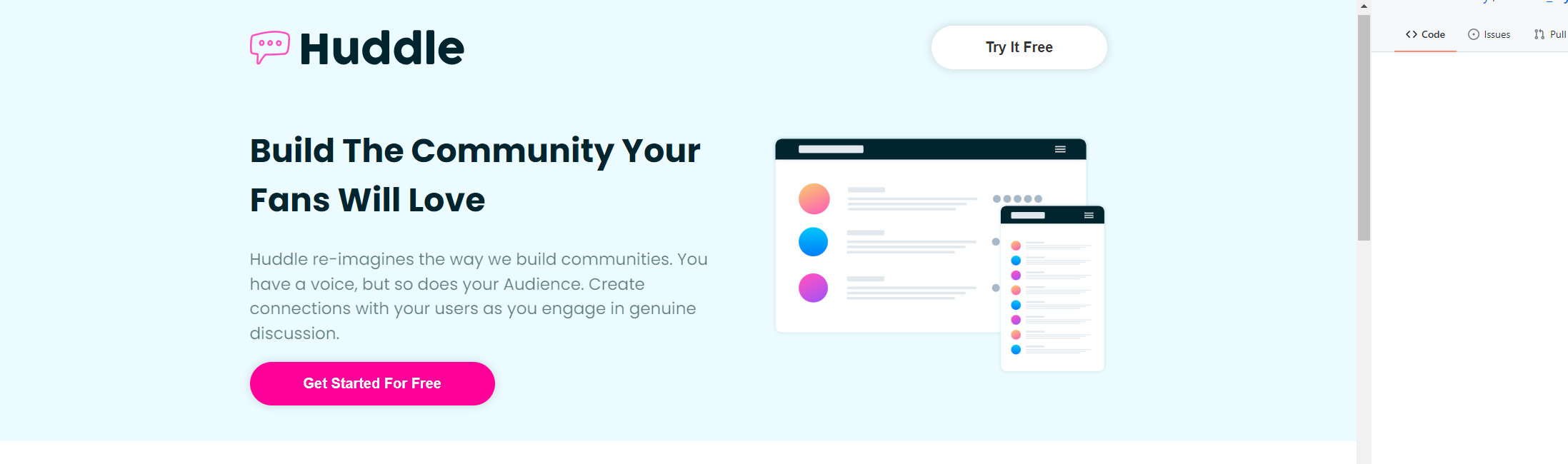 GitHub - Arrums/react-huddle: Recreate Huddle landing page as a way to learn styled component in ...