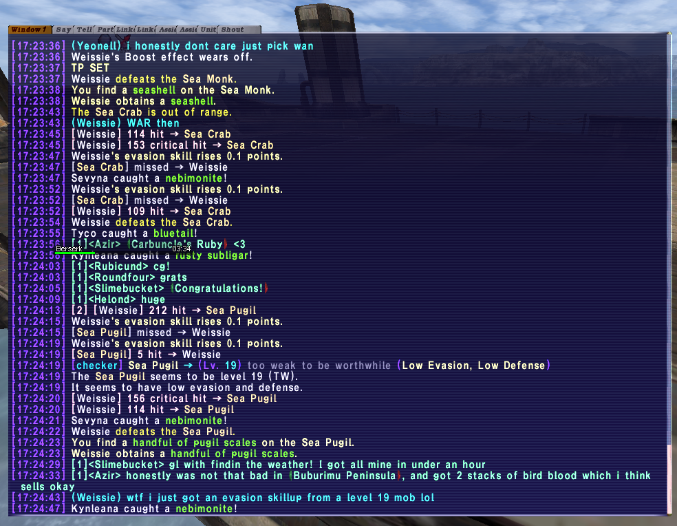 🐛[BUG][Combat] Selbina-Mhaura boat mobs giving evasion skillups even ...