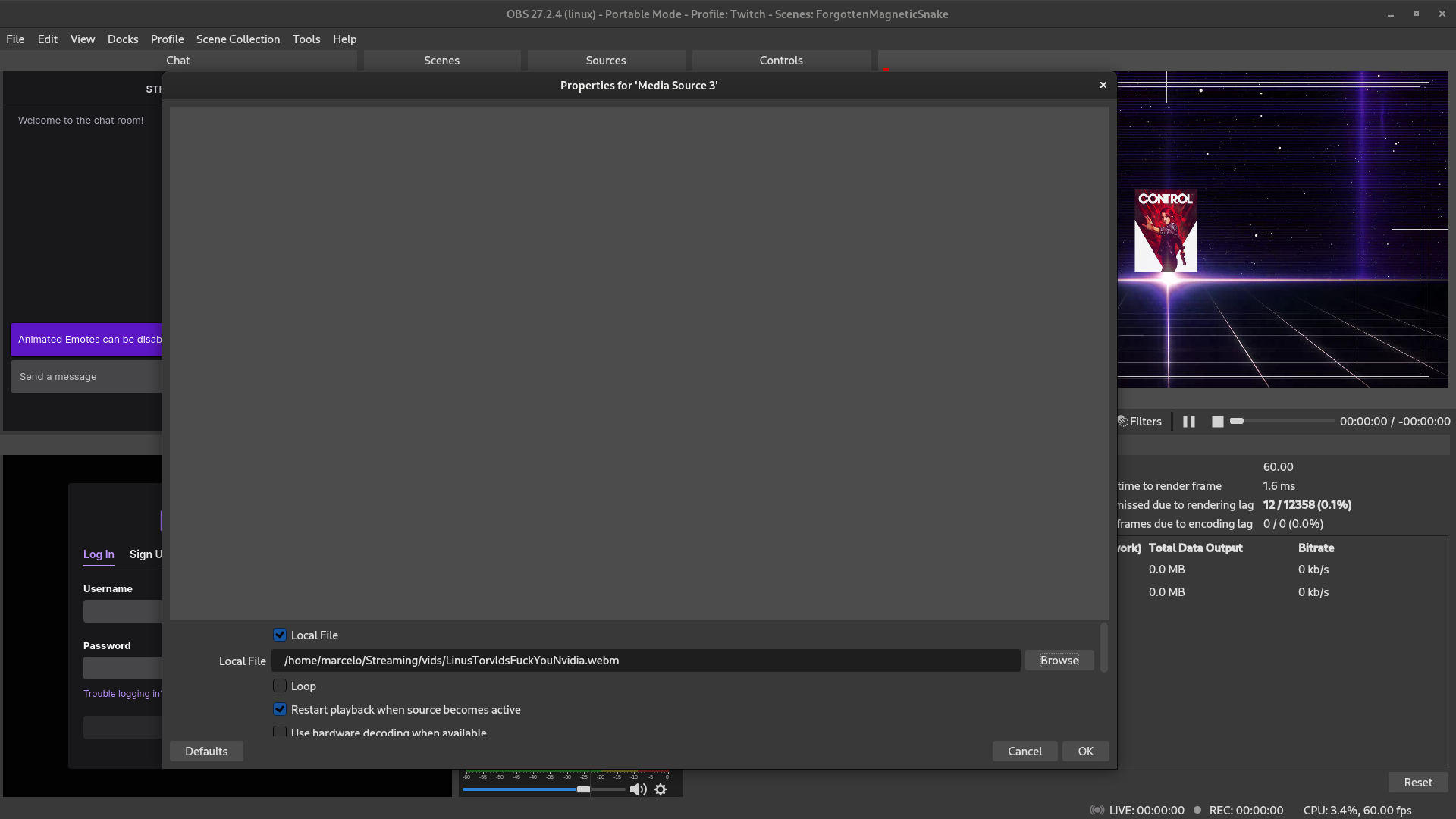 Sources like Images, Media Sources are not being preview in the dialogue · Issue #6486 ...
